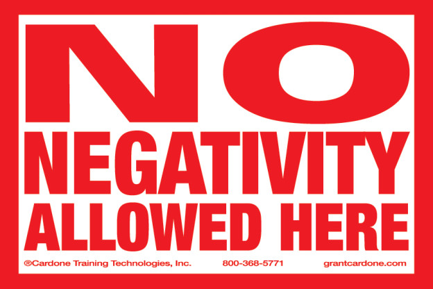 No Negativity Allowed Here! - Cardone Solutions