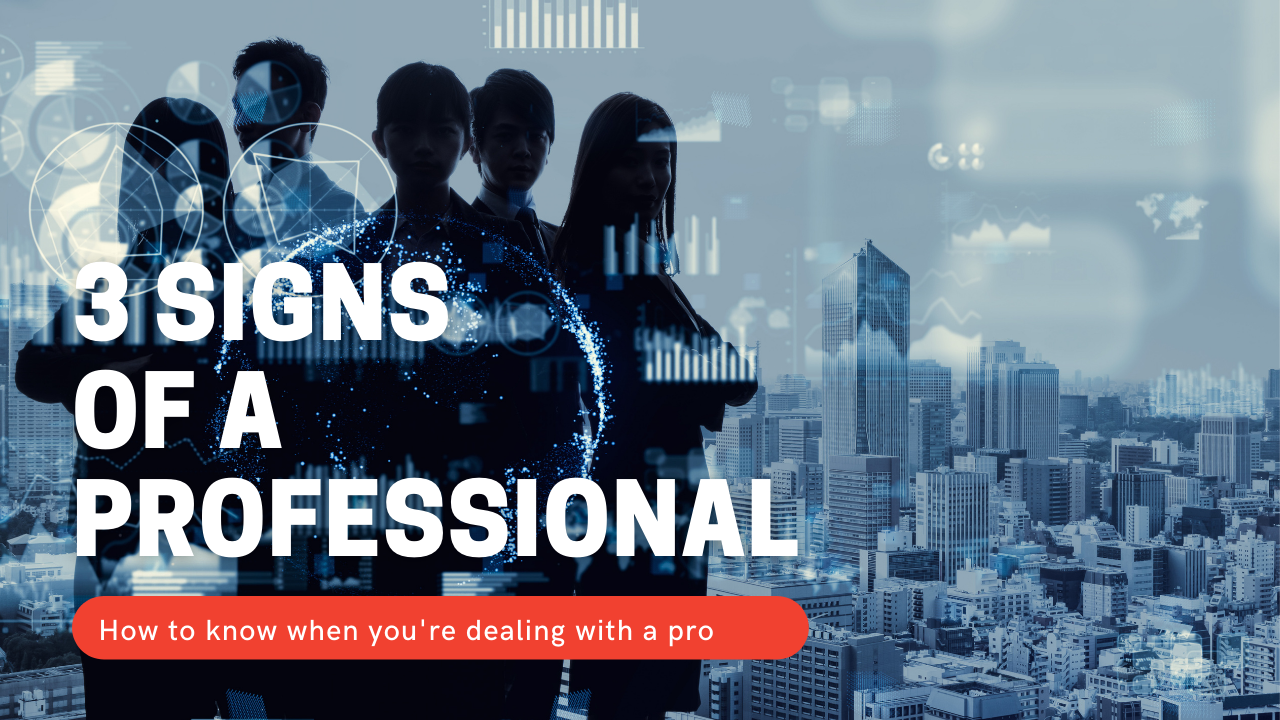 3 Signs Of A Professional - Cardone Solutions